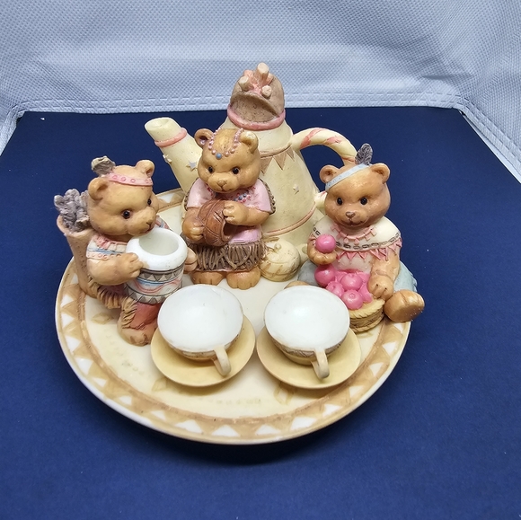 GANZ | Accents | Vintage Ganz Teddy Bear Tea Set | Poshmark